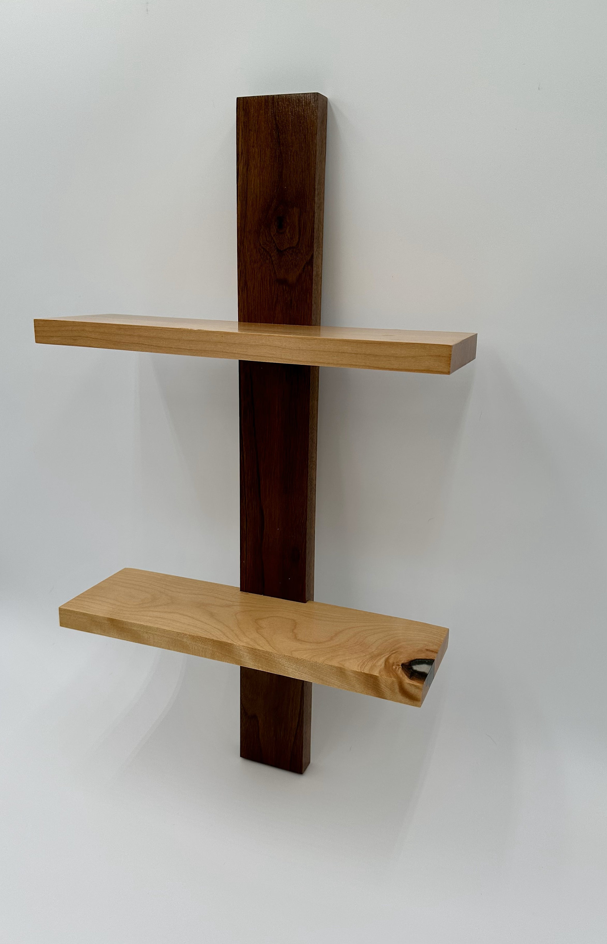 Minimalist Midcentury Two Tier Shelf - Etsy