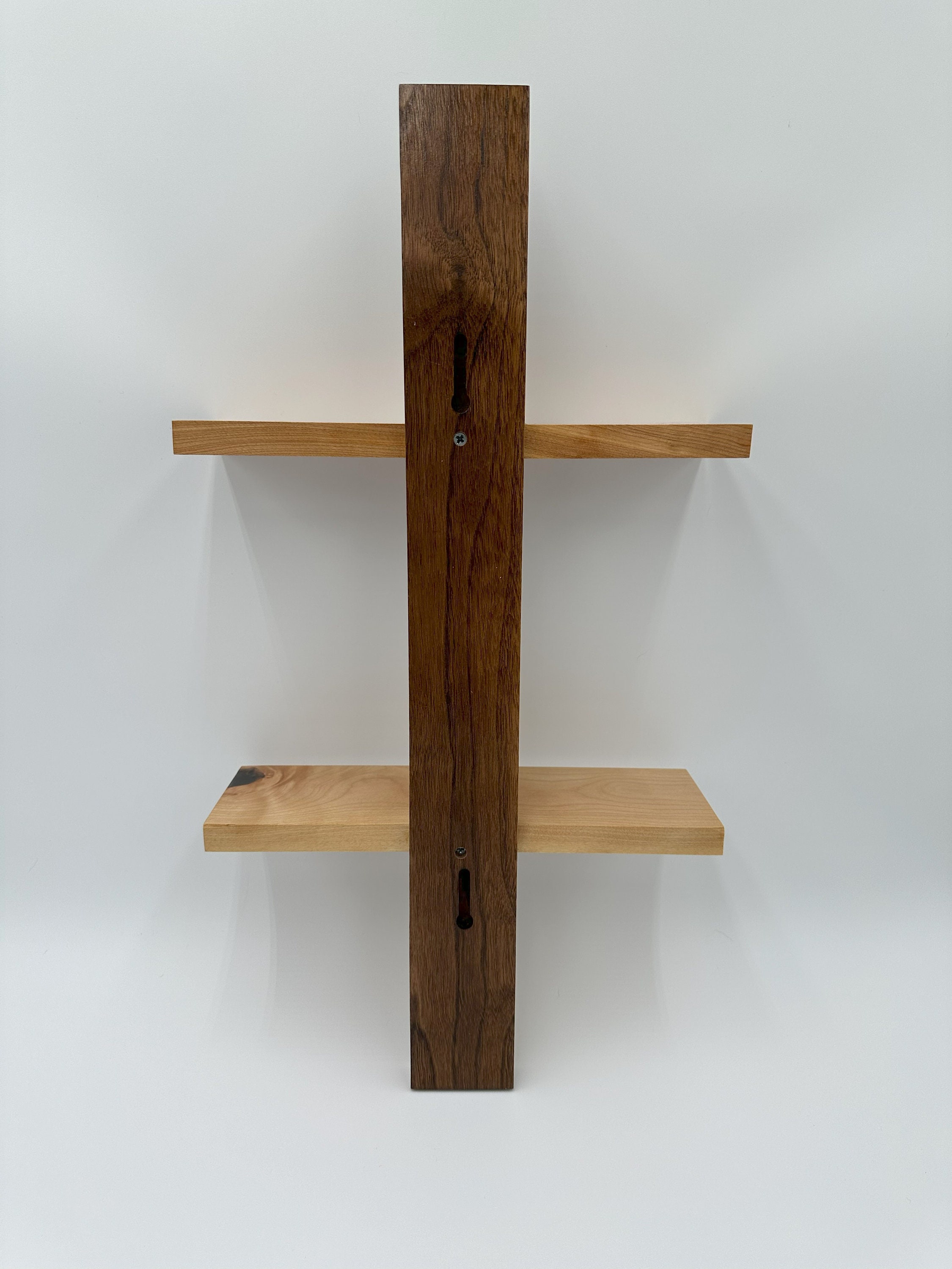 Minimalist Midcentury Two Tier Shelf - Etsy
