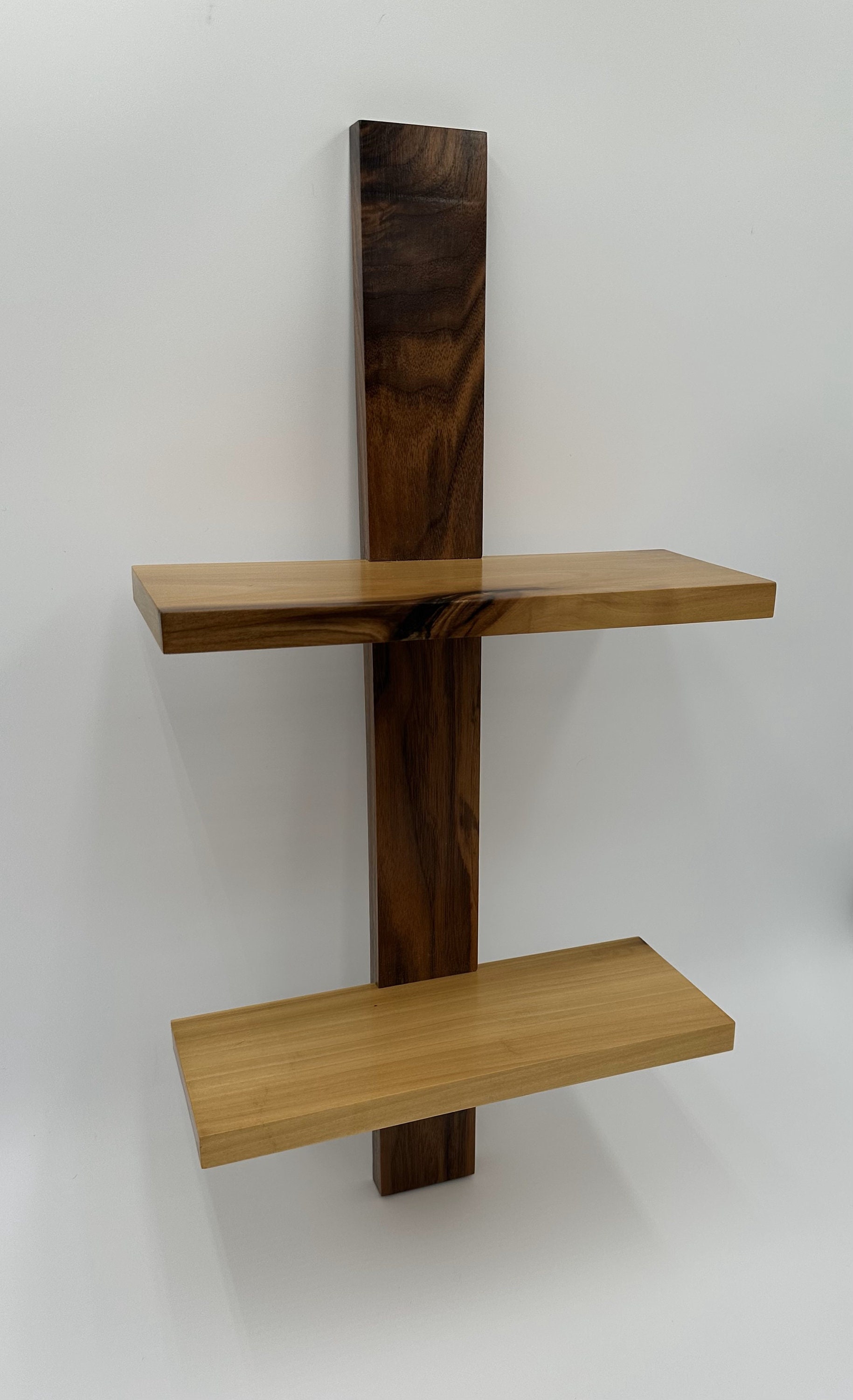 Minimalist Midcentury Two Tier Shelf - Etsy