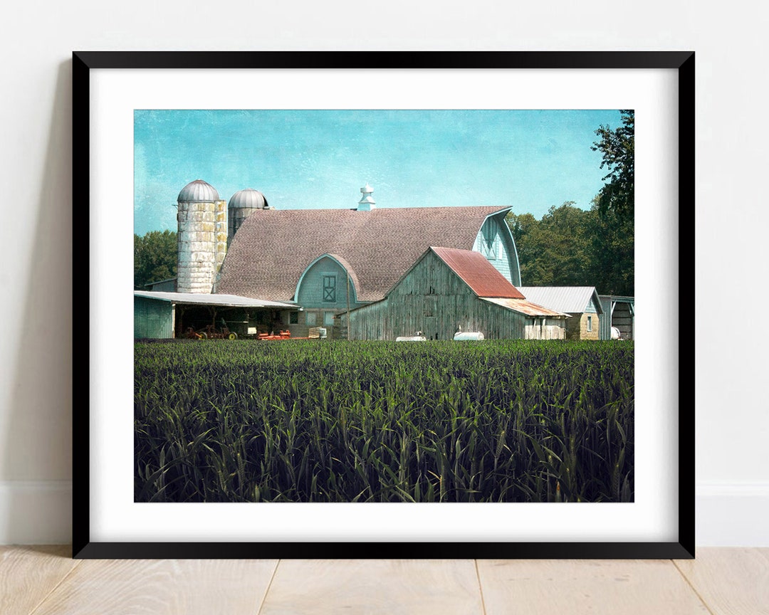 Delaware Barn Photo: Rural Landscape Art Print - Etsy
