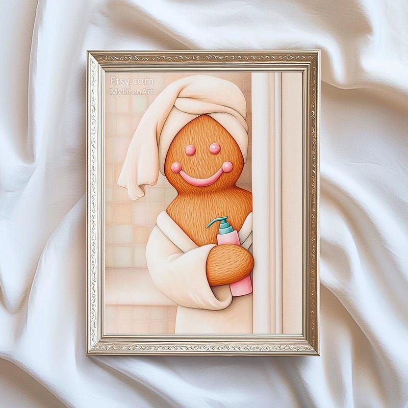 Gingerbread Wall Art - Etsy