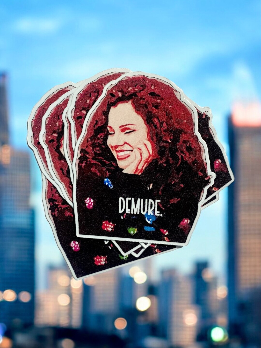Fran Fine “demure” Sticker WATERPROOF- the Nanny 90s TV - Etsy