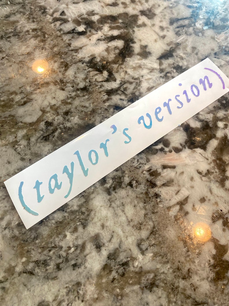 Taylors Version Decal - Etsy