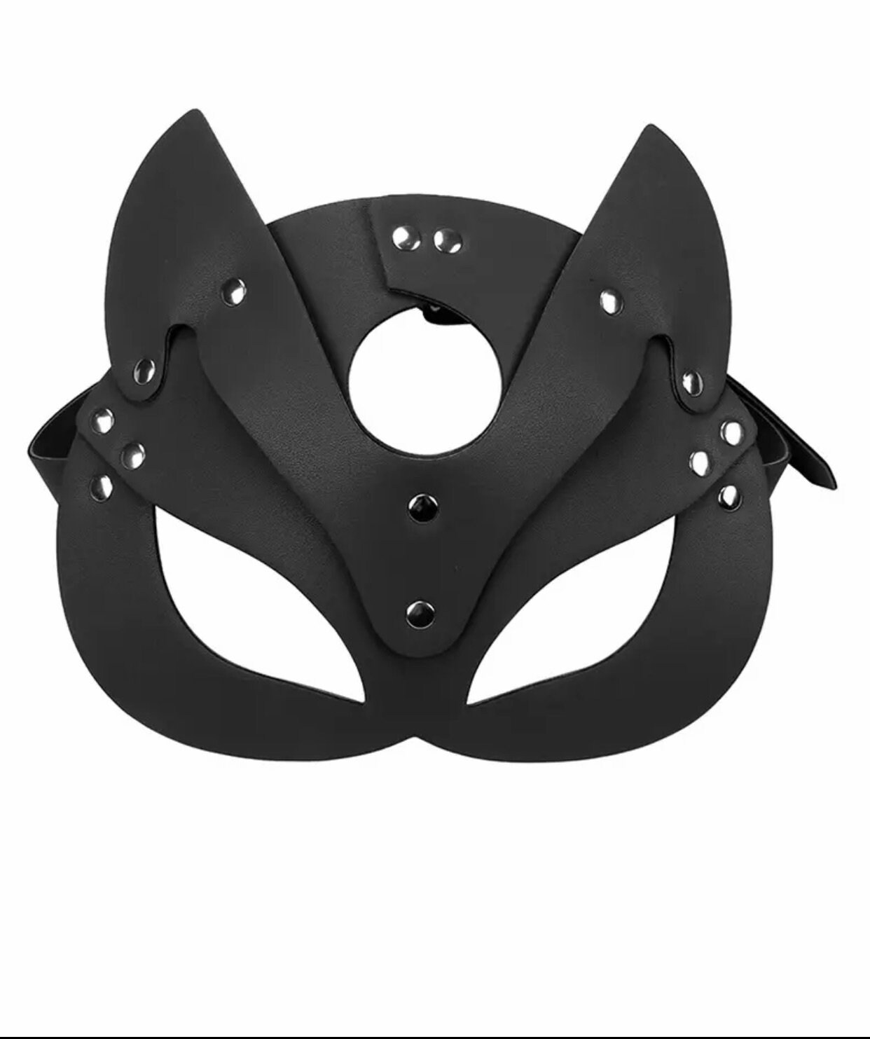 Cat Woman Mask Sexy PU Leather Mask for Masquerade Party Halloween ...