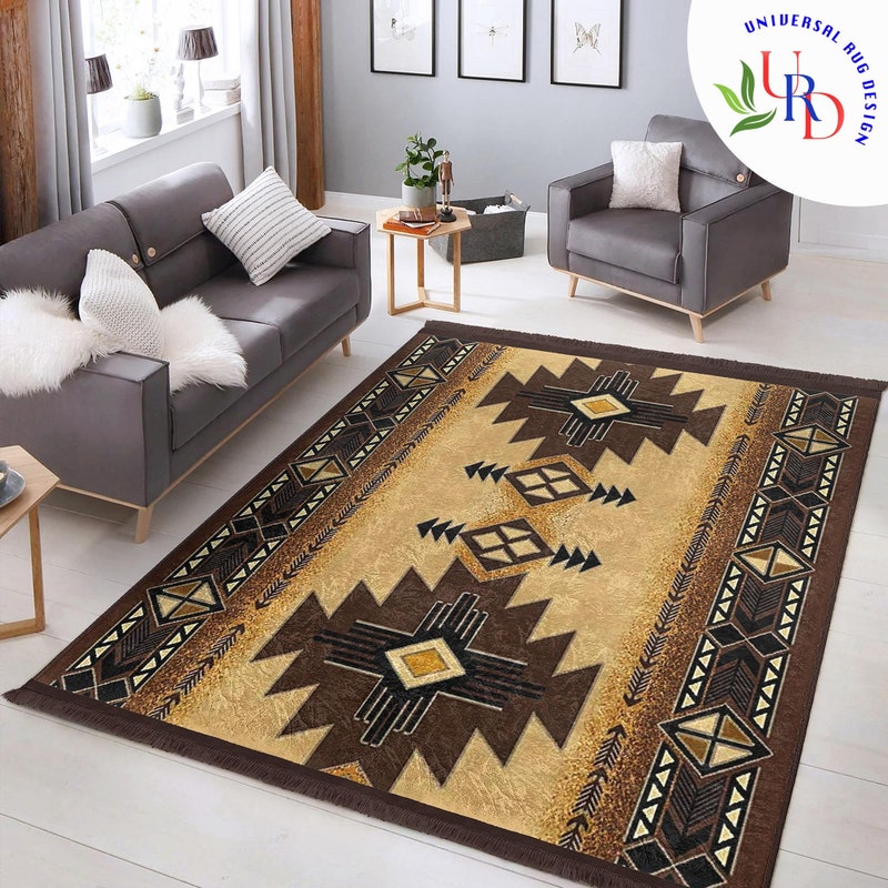 Western Nonslip Rug - Etsy