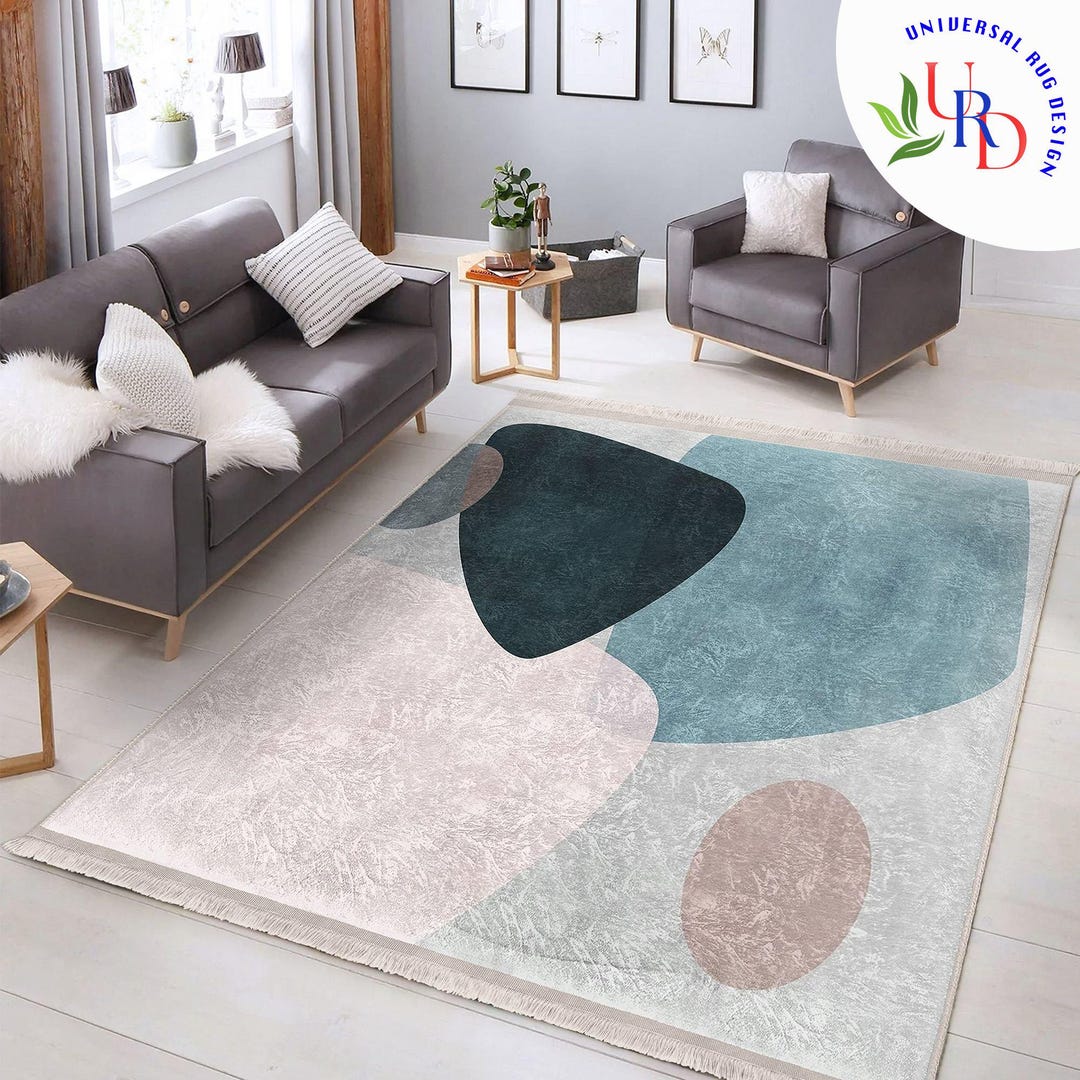 Modern Abstract Living Rooms Rug|cozy Spaces Carpet|boho Minimalist ...