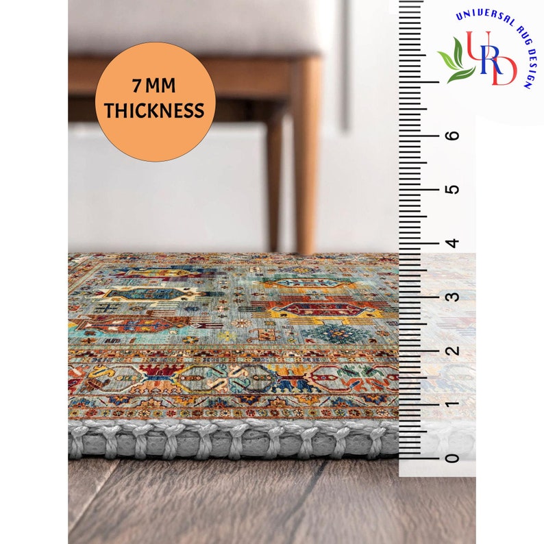 Tile Pattern Rug|classy Kilim Design Turkish Carpet|ethnic Machine ...