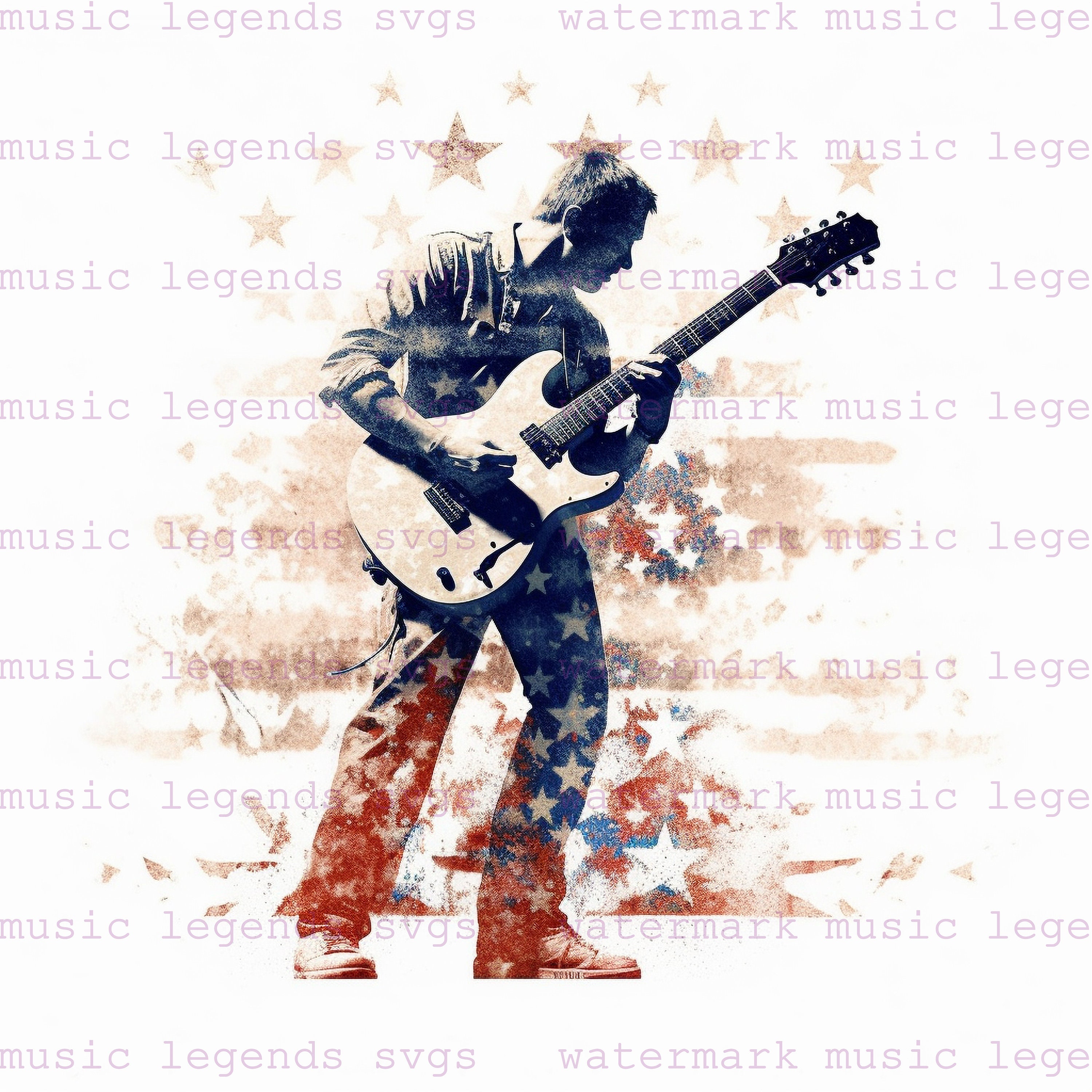 4th of July Bruce Springsteen Portrait Trilogy SVG/PNG/JPG - Etsy