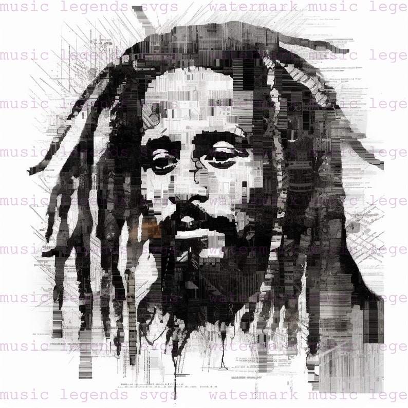 Bob Marley SVG Artwork Bundle for Music Lovers, Digital Artwork - Etsy