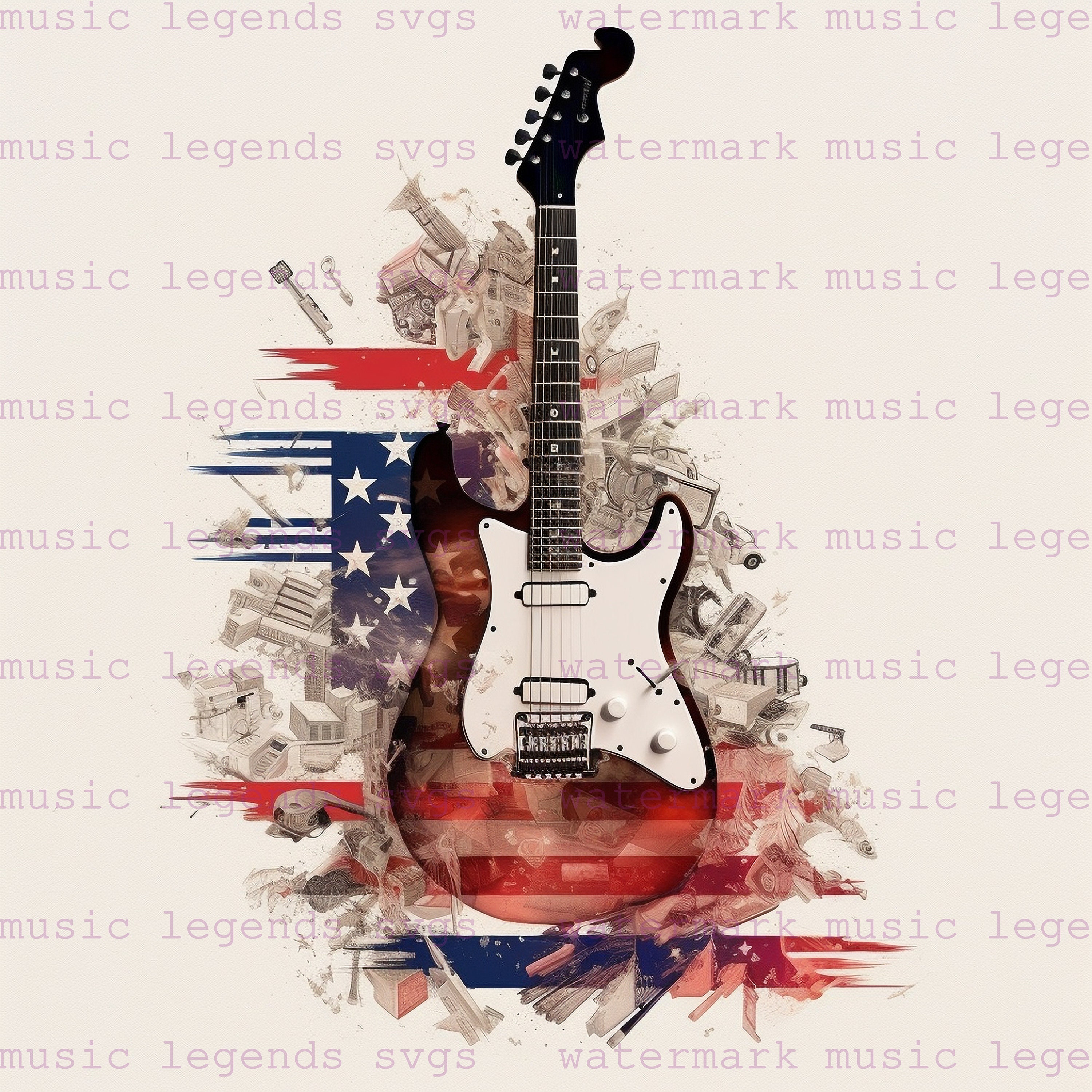 4th of July Bruce Springsteen Portrait Trilogy SVG/PNG/JPG - Etsy