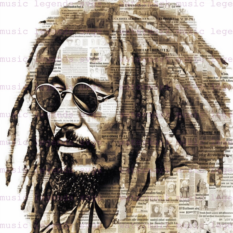 Bob Marley SVG Artwork Bundle for Music Lovers, Digital Artwork - Etsy