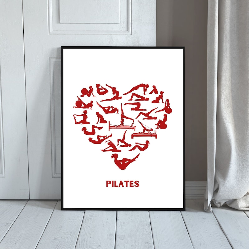 Wall Pilates Poster - Etsy