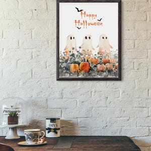 Cute Halloween Printable Wall Art, Home Decor Art Print, Halloween ...