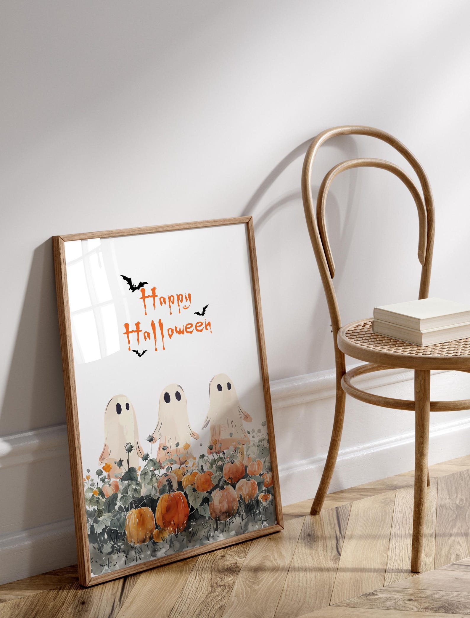 Cute Halloween Printable Wall Art, Home Decor Art Print, Halloween ...