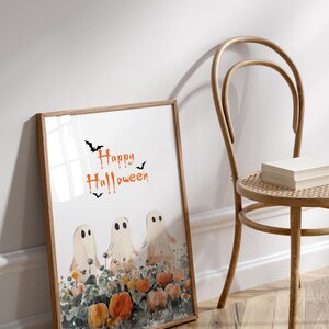 Cute Halloween Printable Wall Art, Home Decor Art Print, Halloween ...