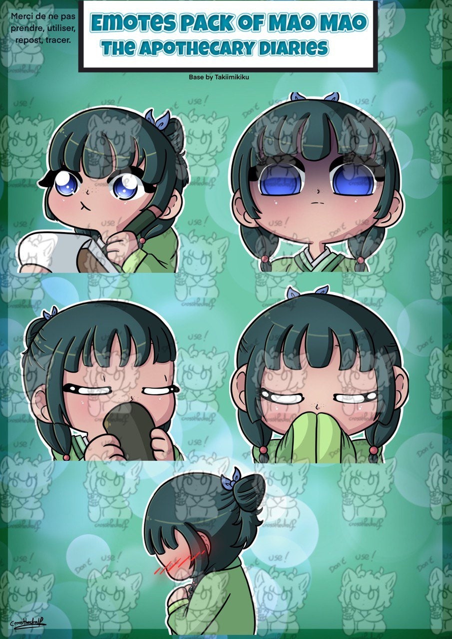 Mao Mao the Apothecary Diaries Emotes - Etsy