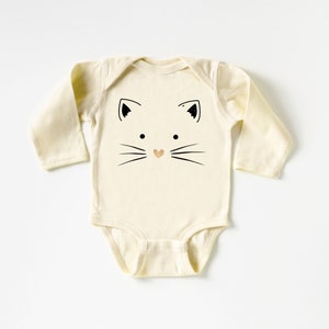 Cat Babysuit Kitten Face Baby Suit One Piece Tee Shirt Gift for Infant ...