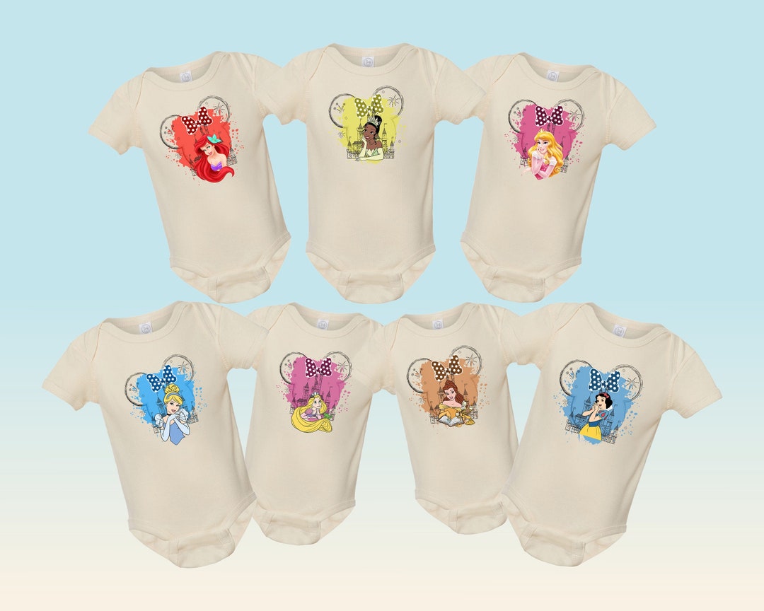 Disney Princess Onesie® Princess Tee Shirt for Baby Girl Boy Newborn ...