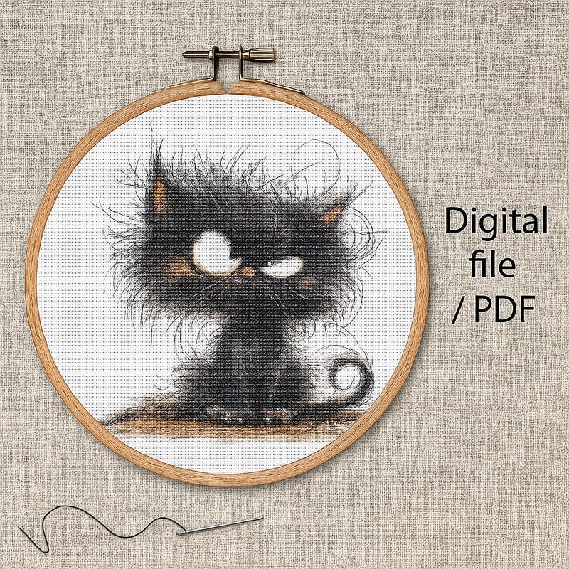 Quirky Cats Cross Stitch - Etsy