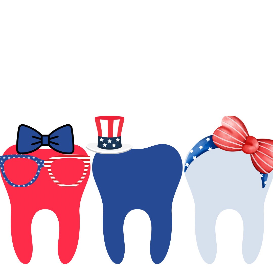 Digital Download Dental 4th of July Teeth - Etsy