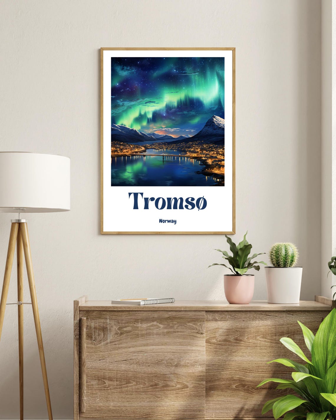 Tromso Norway Poster, Tromso Art Print, Tromso Norway Illustration ...
