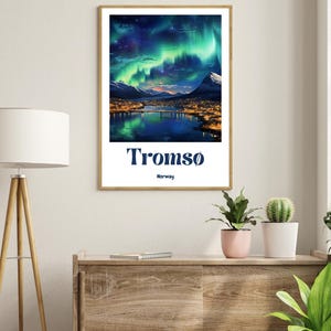 Tromso Norway Poster, Tromso Art Print, Tromso Norway Illustration ...