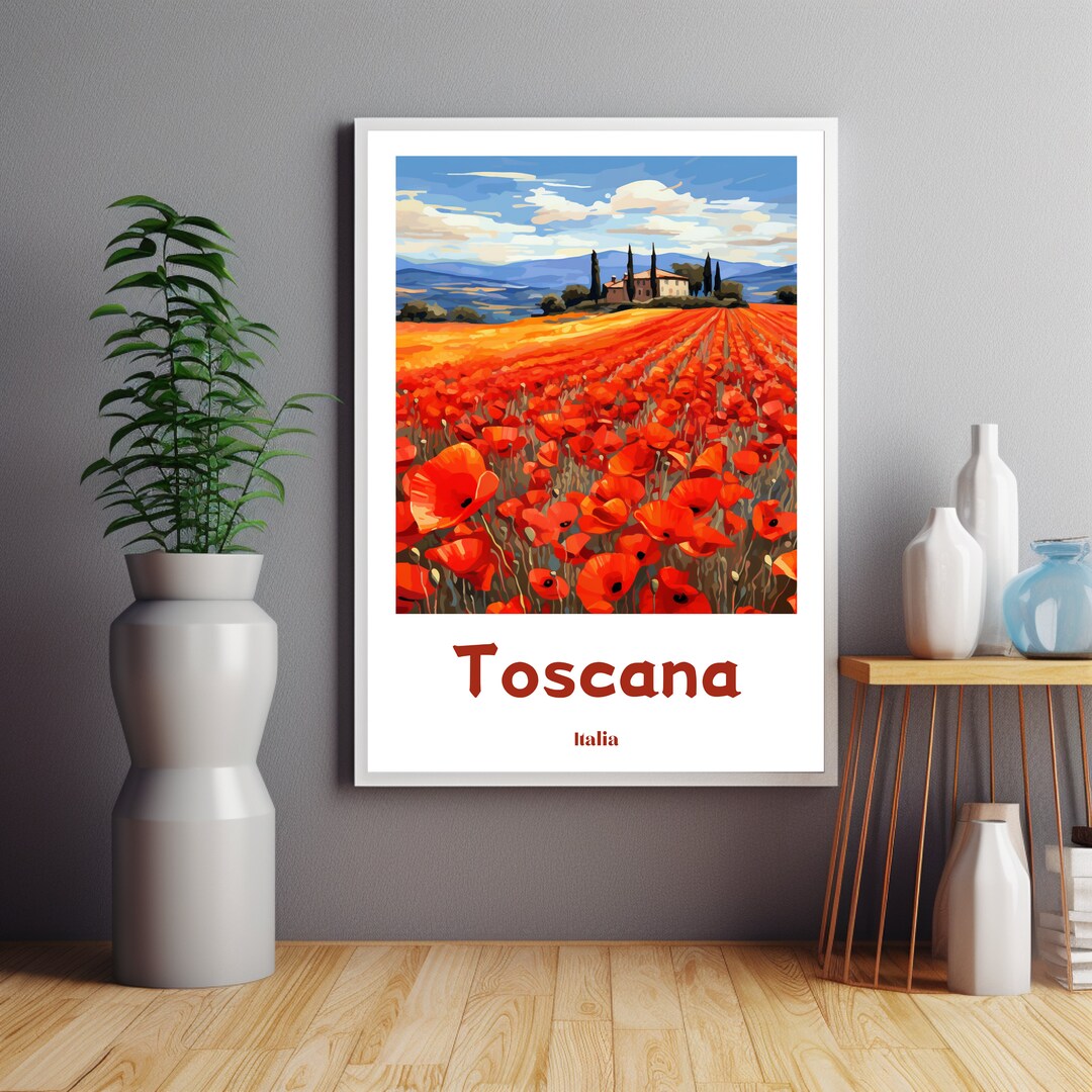 Toscana Poster, Tuscany Travel Print, Italy Print, Italy Poster,tuscan ...