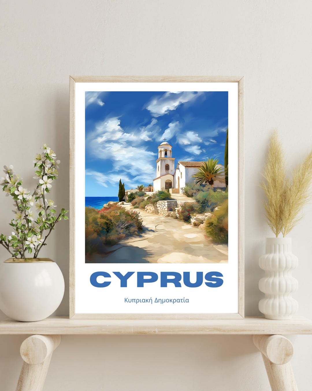 Cyprus Poster, Cyprus Wall Art, Cyprus Travel Gift, Cyprus Art Print ...
