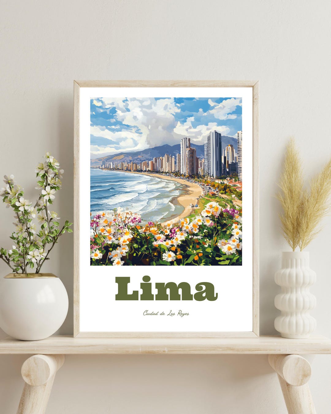 Lima Poster, Lima Travel Print, Peru Poster, Lima Wall Art, Peru Travel ...