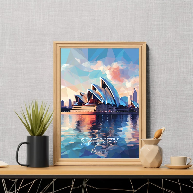Sydney Print, Sydney Poster, Sydney Travel Poster Australia, Sydney Art ...