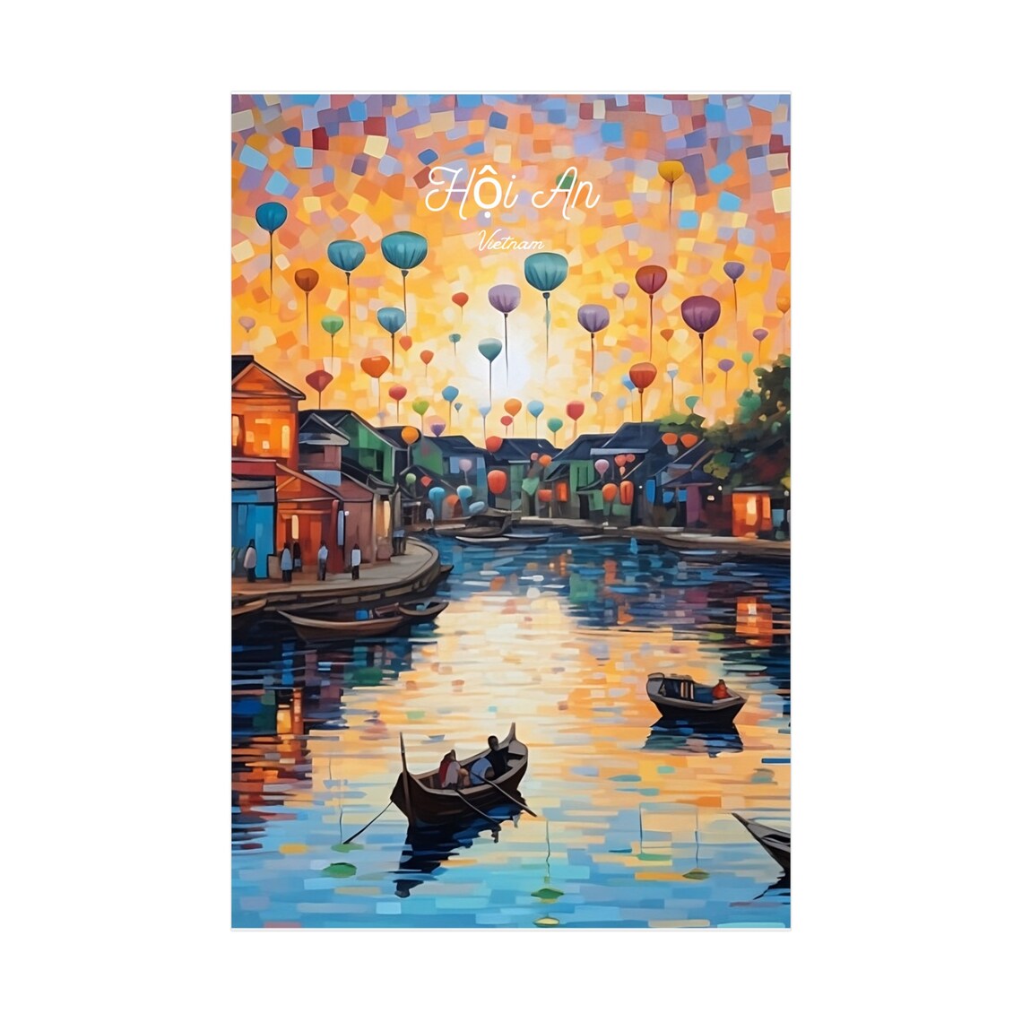 Hoi an Poster, Vietnam Print, Hoi an Print, Hoi an Artwork, Hoi an Gift ...
