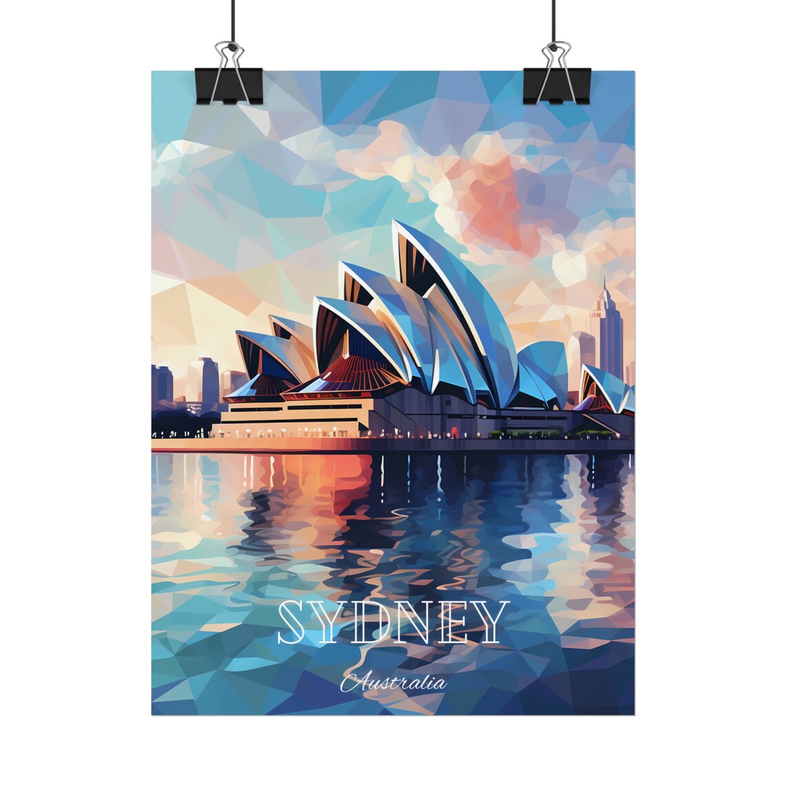 Sydney Print Sydney Poster Sydney Travel Poster Australia - Etsy