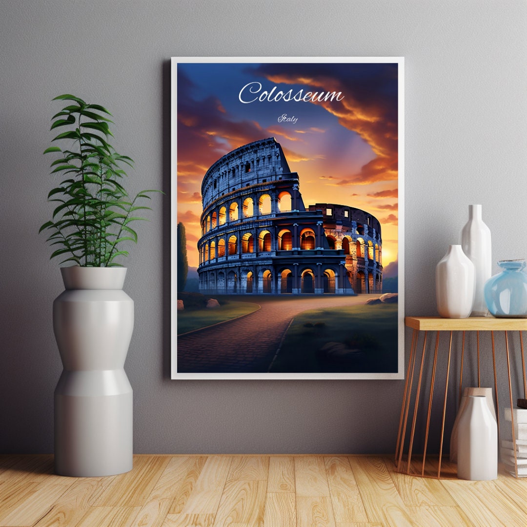 Colosseum Print, Rome Poster, Rome Photography, Italy Travel Photo,rome ...