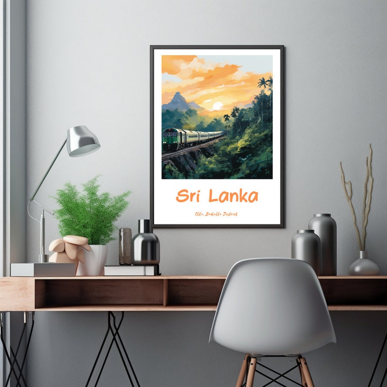 Sri Lanka Poster, Sri Lanka Traditional Travel Print, Sri Lanka Travel ...