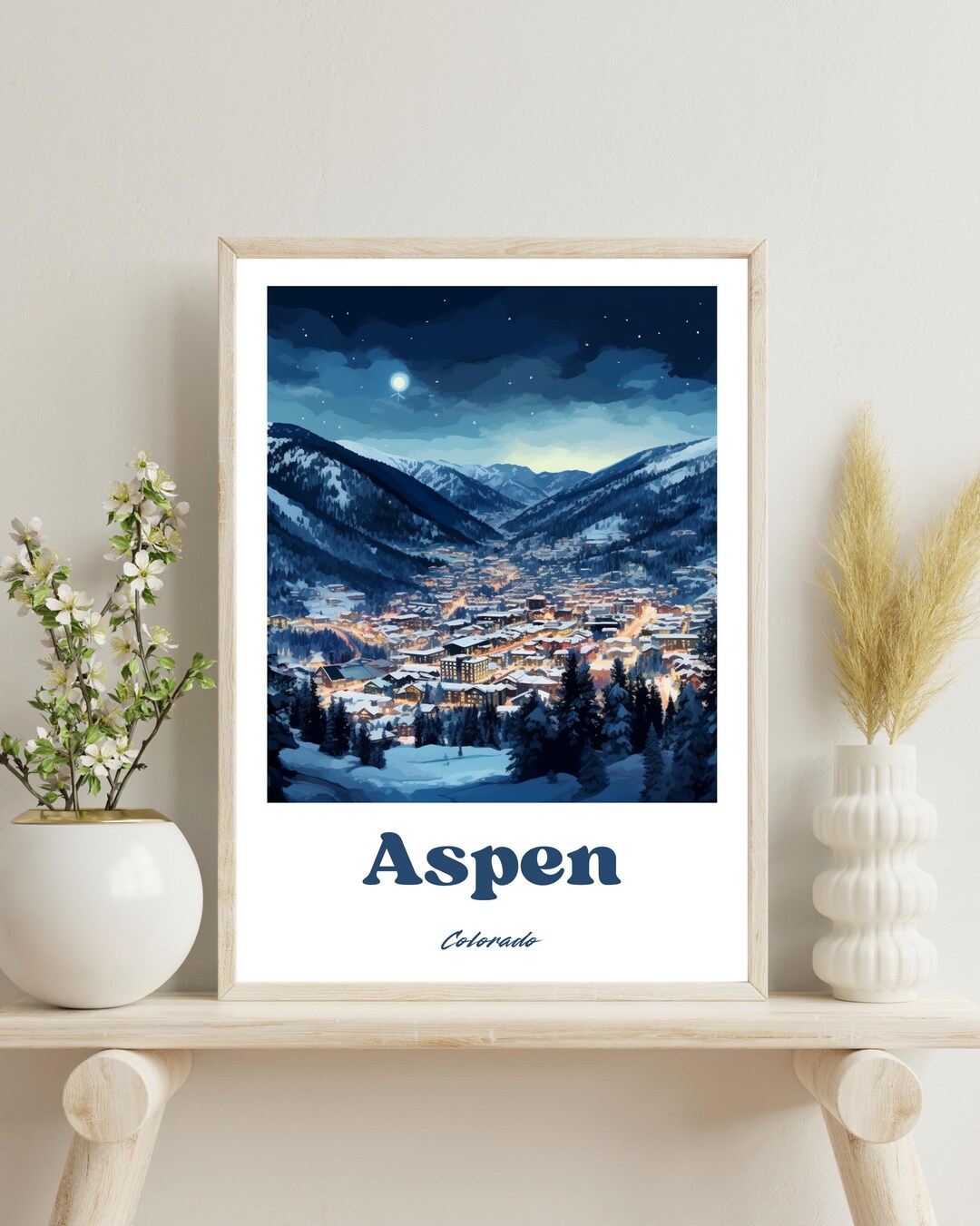 Aspen Poster, Aspen Wall Art, Aspen Art Print, Aspen Artwork, Aspen ...