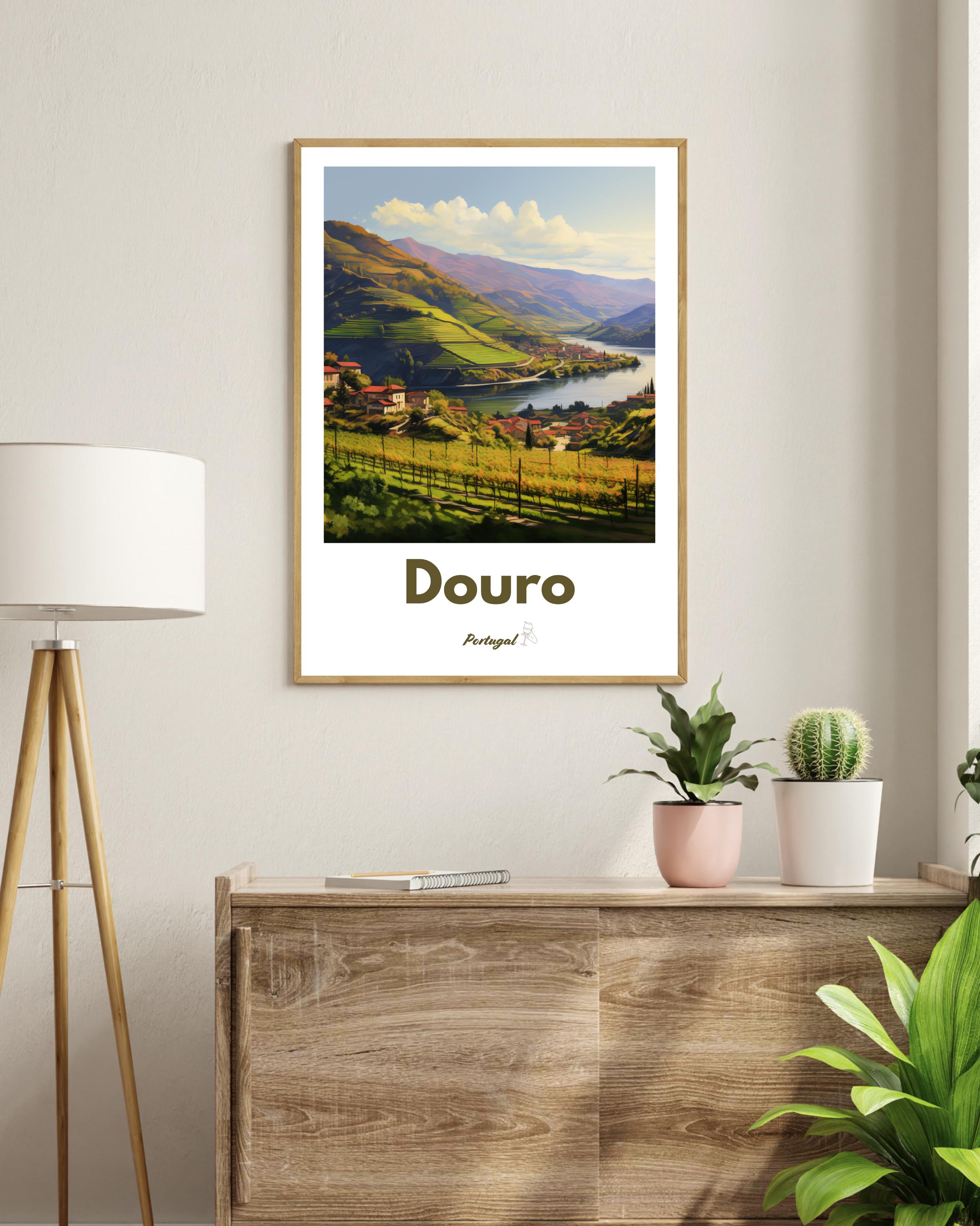 Douro Portugal Poster, Douro Valley Travel Poster, Douro Valley Print ...