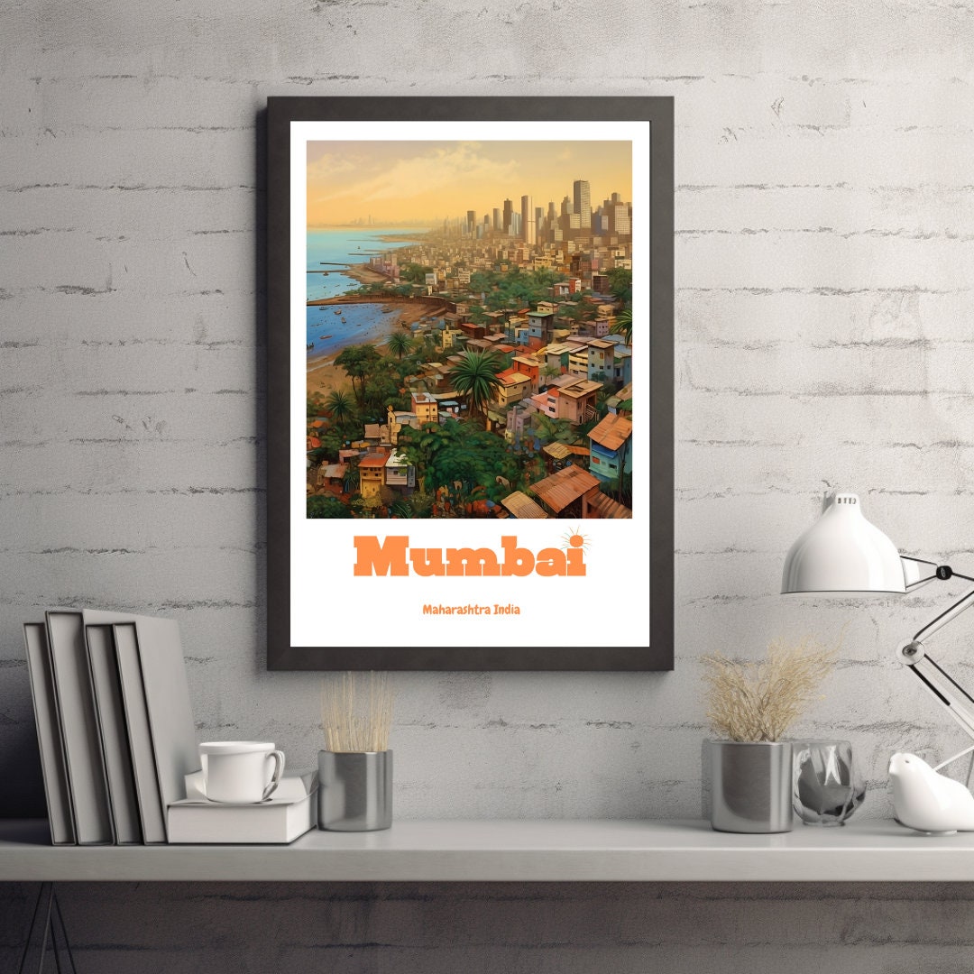 Mumbai Poster,mumbai Print, Bombay Print, Birthday Present, Wedding ...