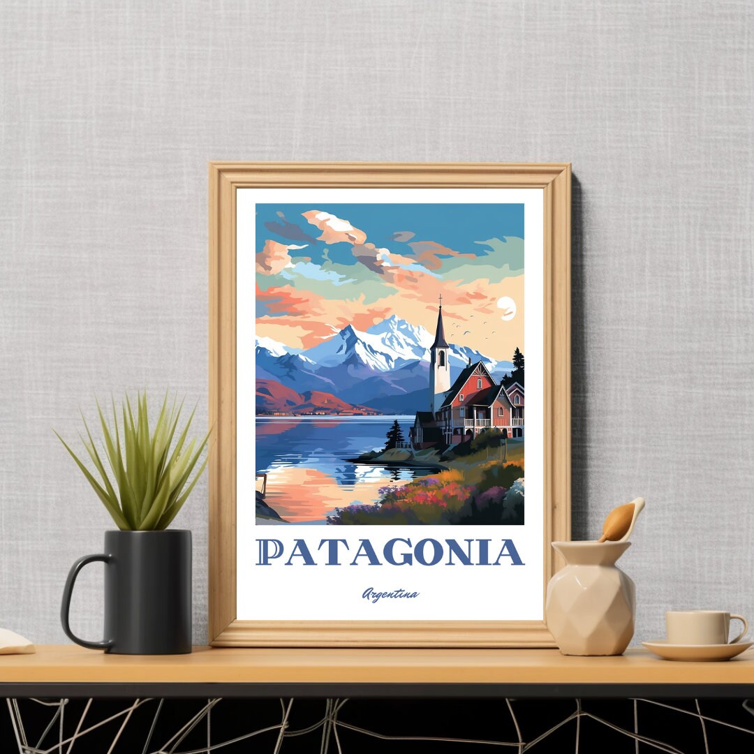Patagonia Poster Patagonia Travel Print Argentina Art - Etsy