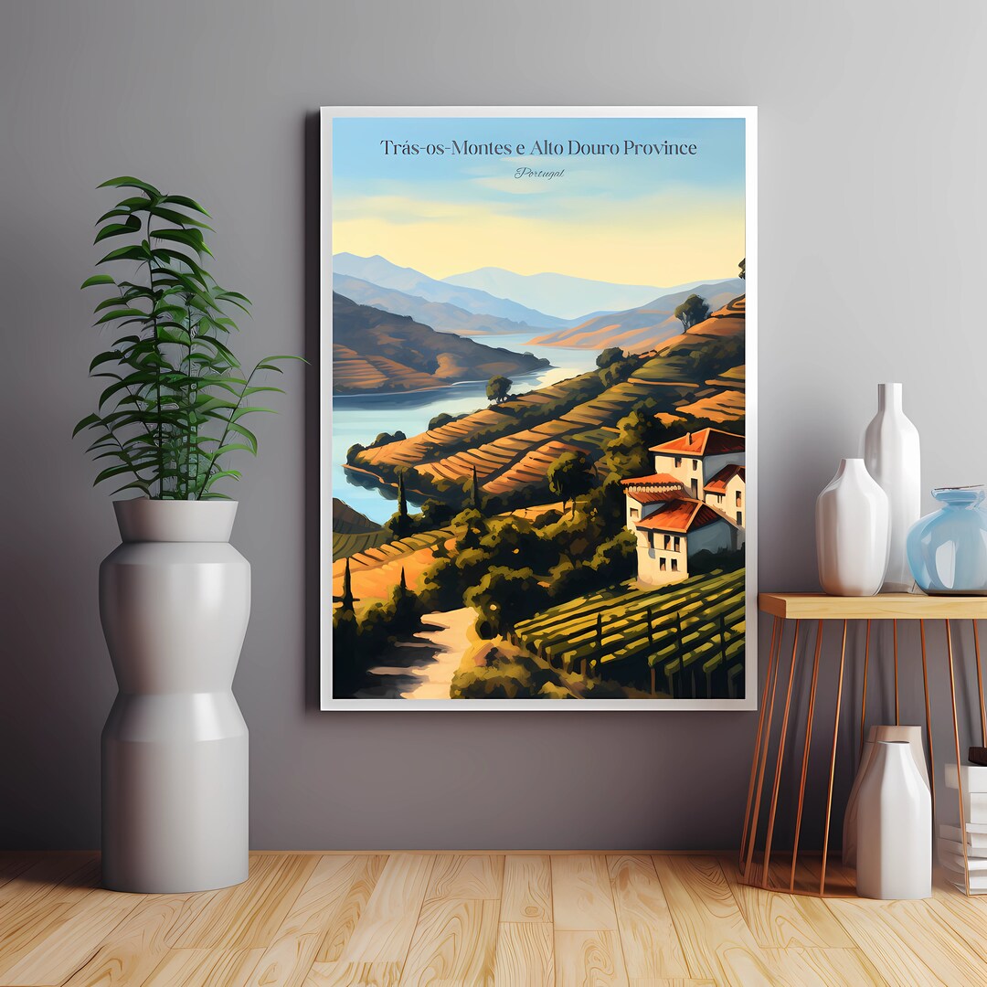Trás-os-montes E Alto Douro Poster, Douro Valley Travel Poster, Douro ...