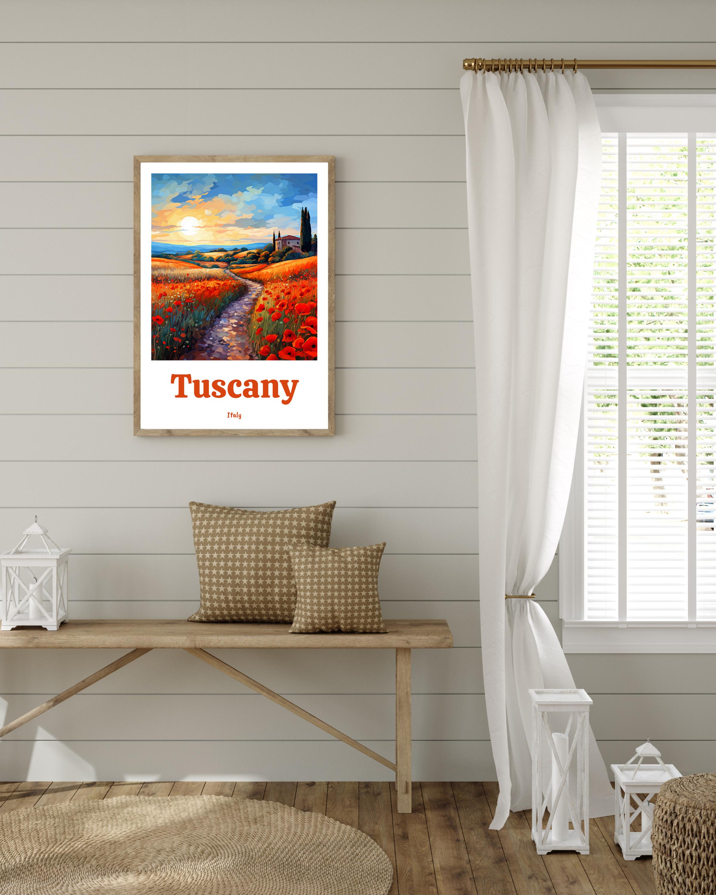Toscana Poster, Tuscany Travel Print, Italy Print, Italy Poster,tuscan ...
