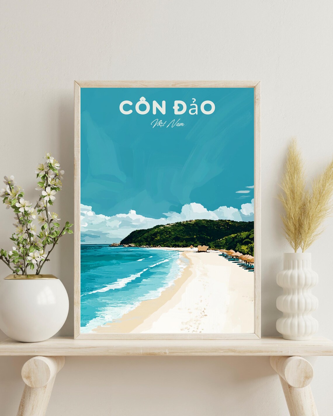 Con Dao Vietnam Poster, Con Dao Travel Print, Con Dao Wall Art ...