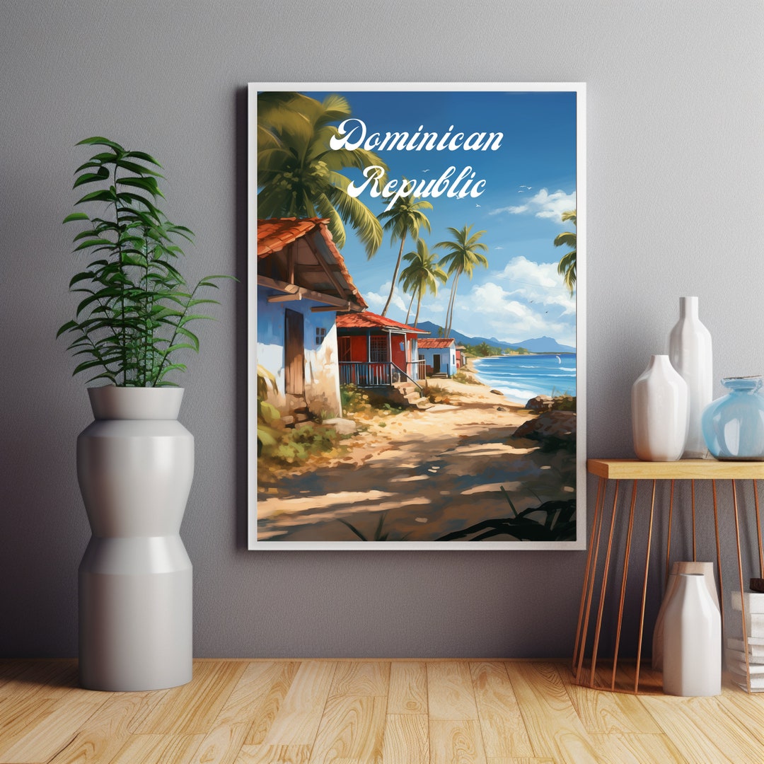 Dominican Republic Poster, Dominican Rep Art, Dominican Poster ...