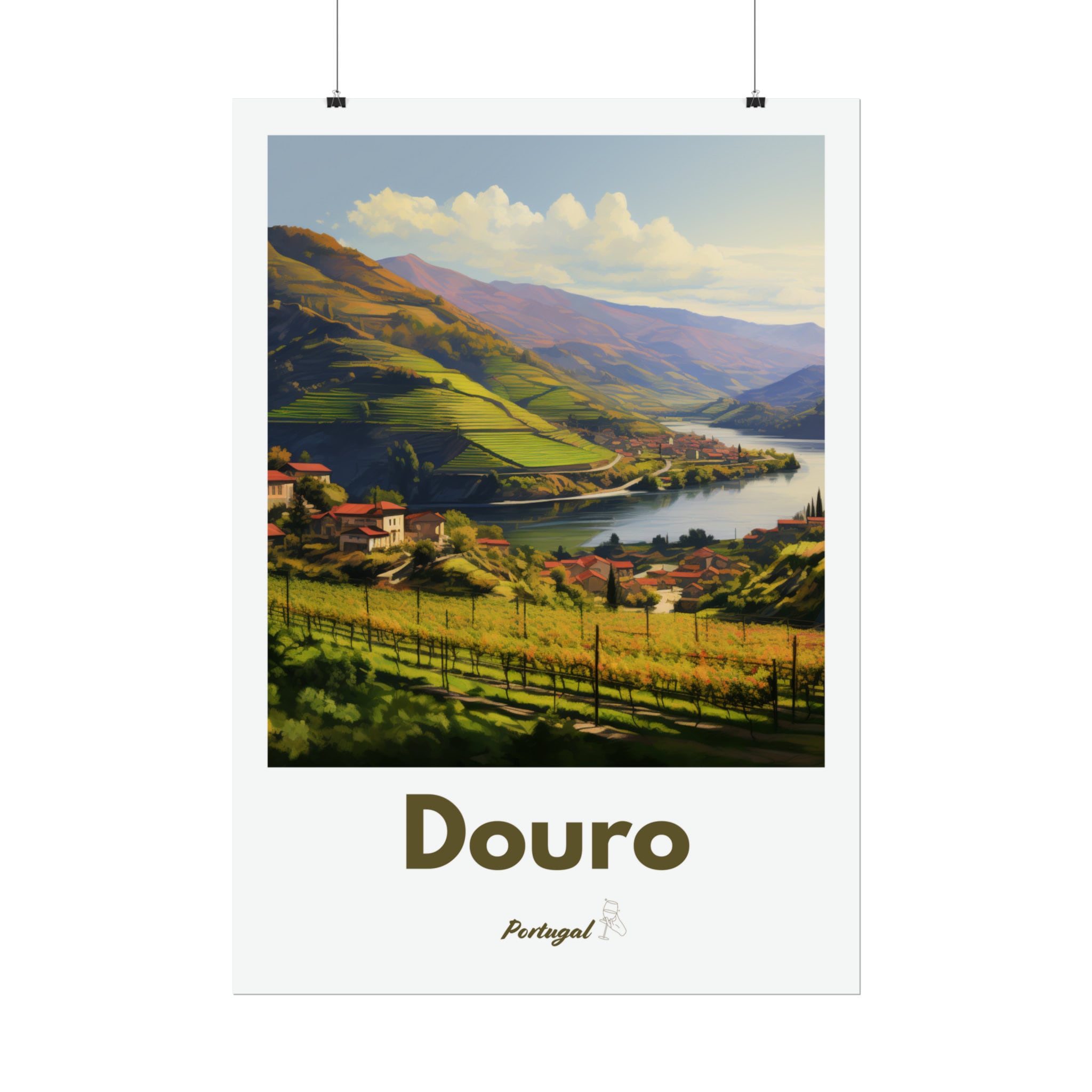 Douro Portugal Poster, Douro Valley Travel Poster, Douro Valley Print ...