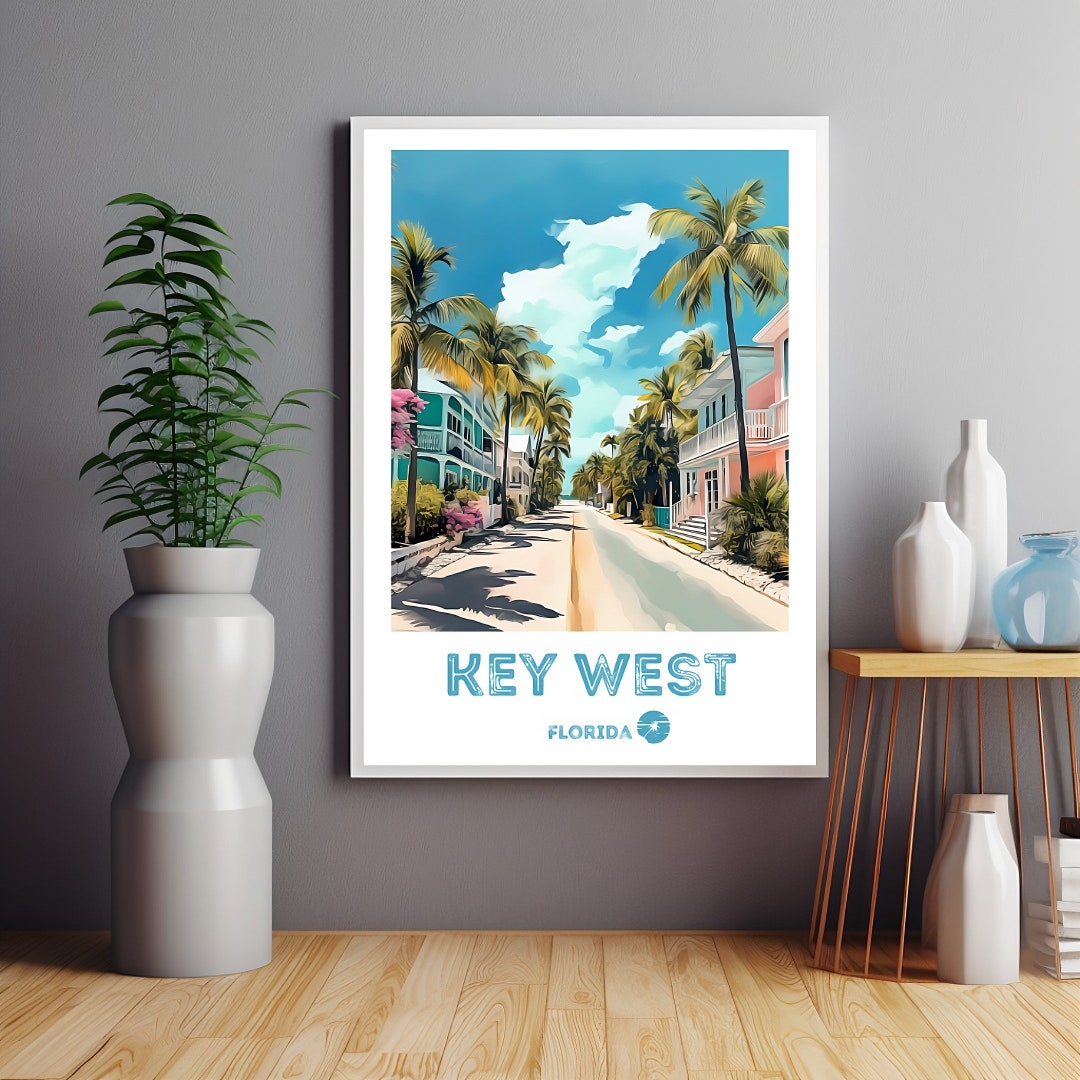 Key West Poster,florida Poster, Key West Print, Key West Souvenir, Key ...