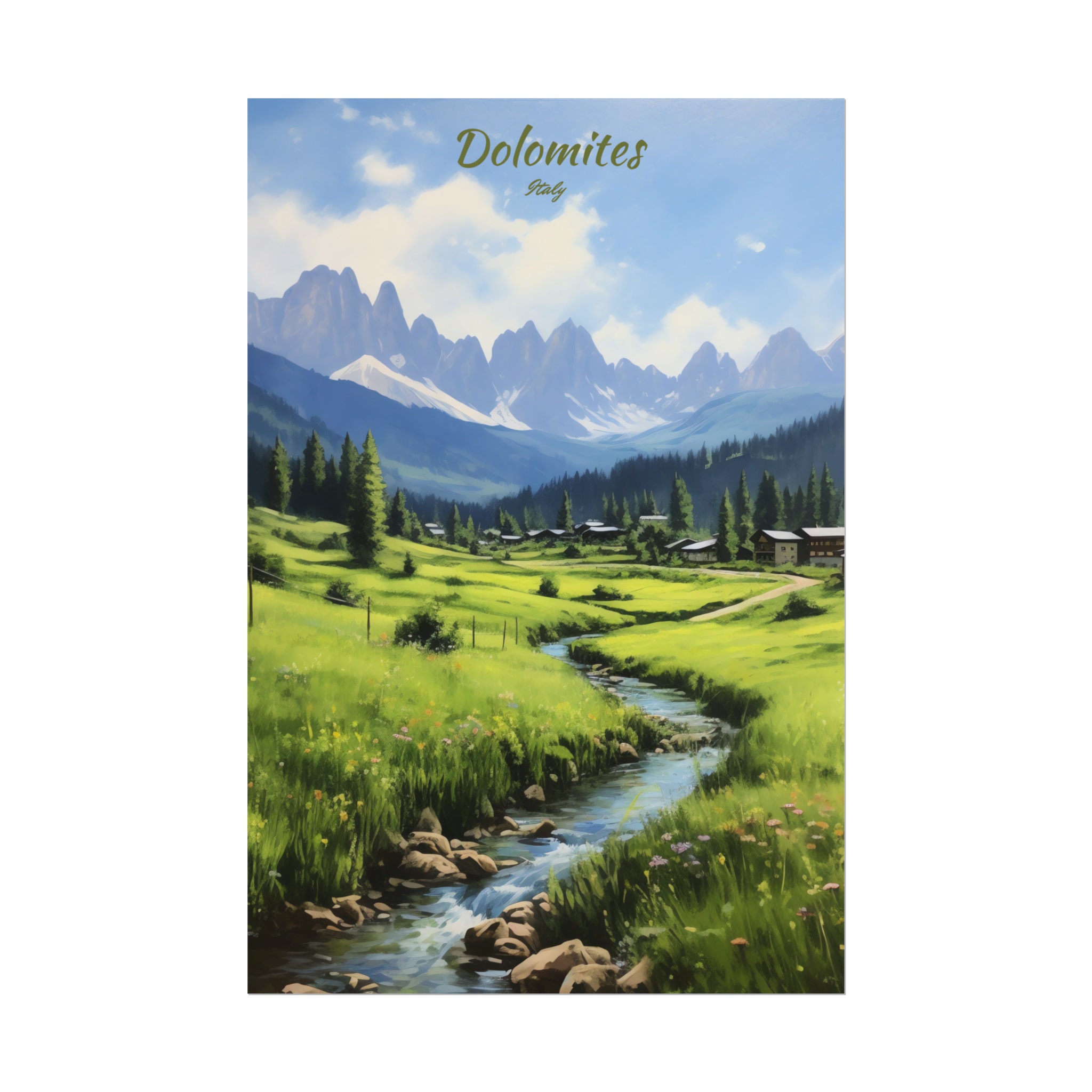 Dolomites Poster, Dolomites Travel Wall Art,dolomites Home Décor,italy ...