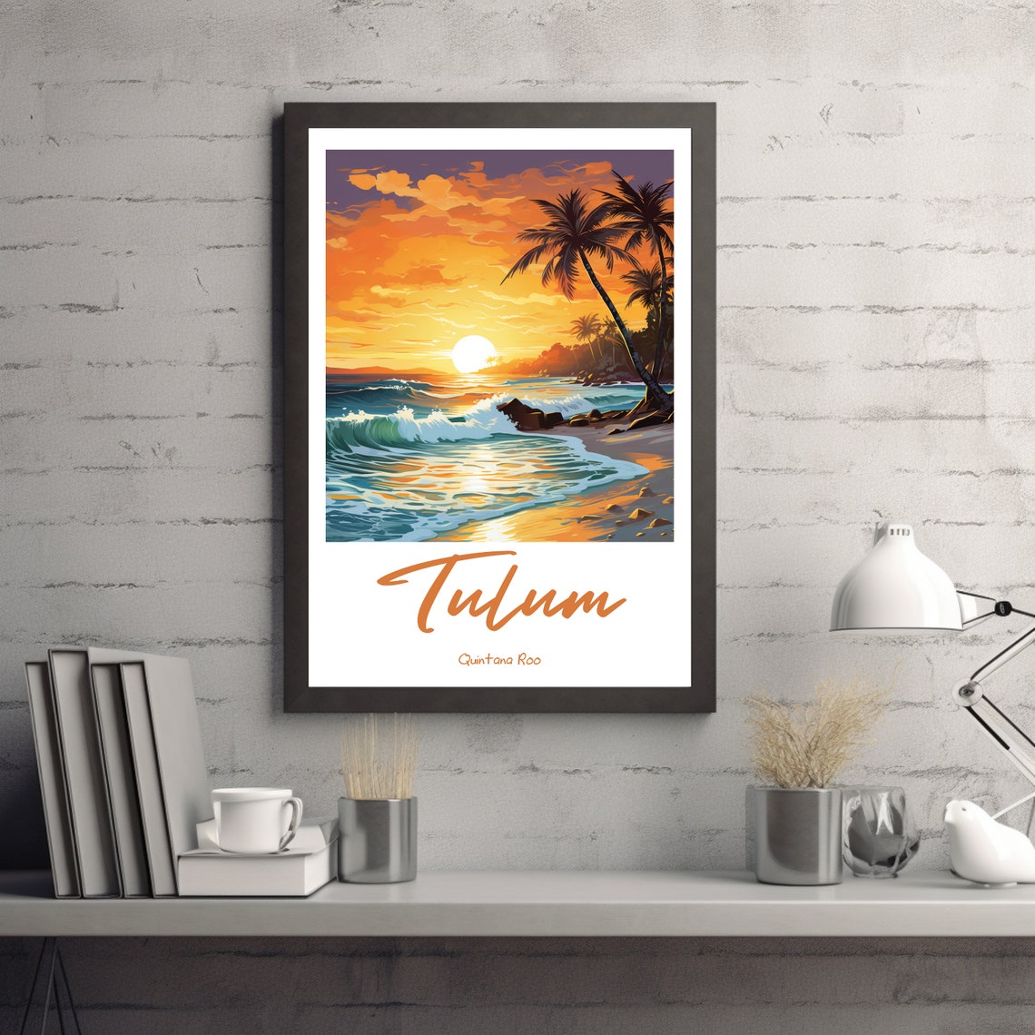 Tulum Poster, Tulum Travel Print, Tulum Wall Hanging Home Decoration ...