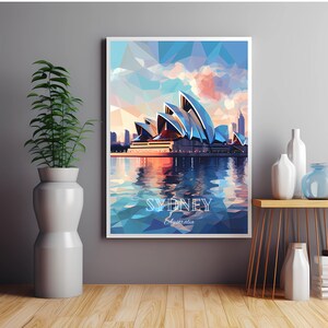 Sydney Print, Sydney Poster, Sydney Travel Poster Australia, Sydney Art ...