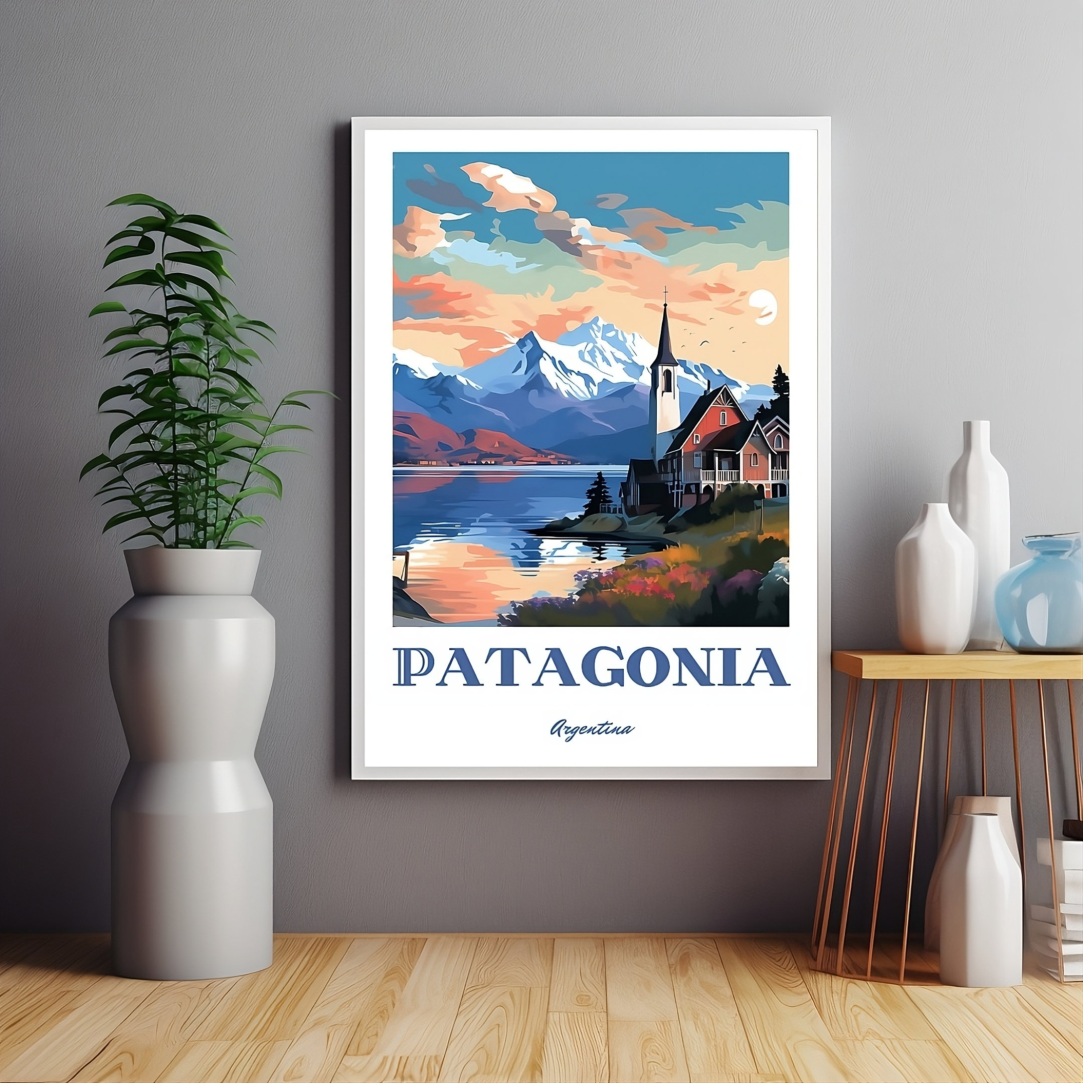 Patagonia Poster Patagonia Travel Print Argentina Art - Etsy