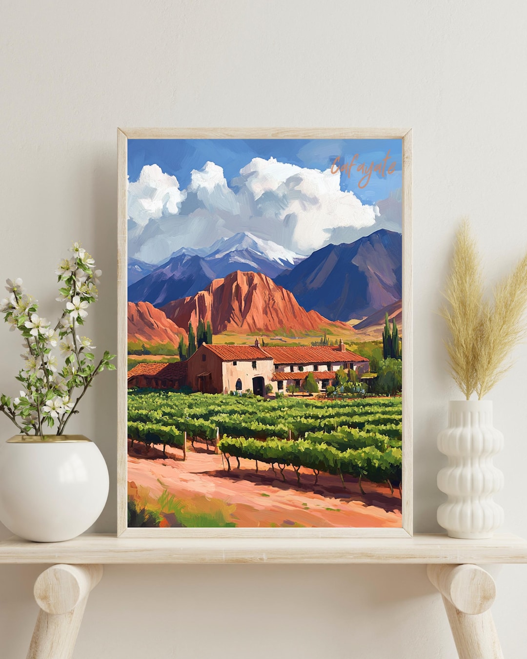 Cafayate Poster, Cafayate Argentina Travel Print, Cafayate Argentina ...