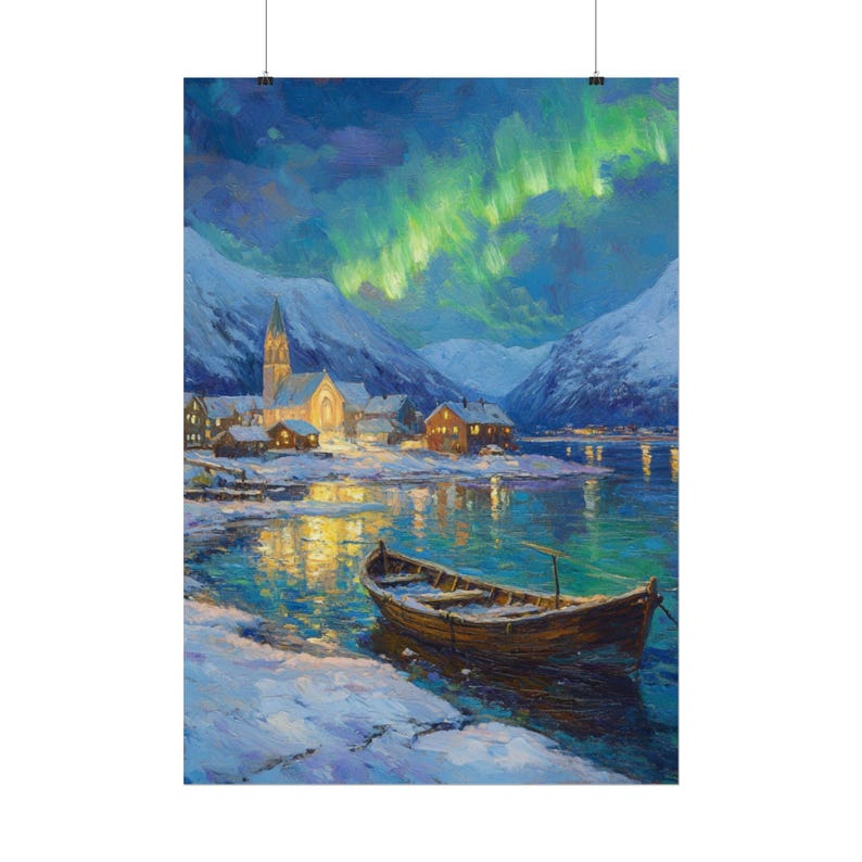 Tromso Norway Poster, Tromso Art Print, Tromso Norway Illustration ...